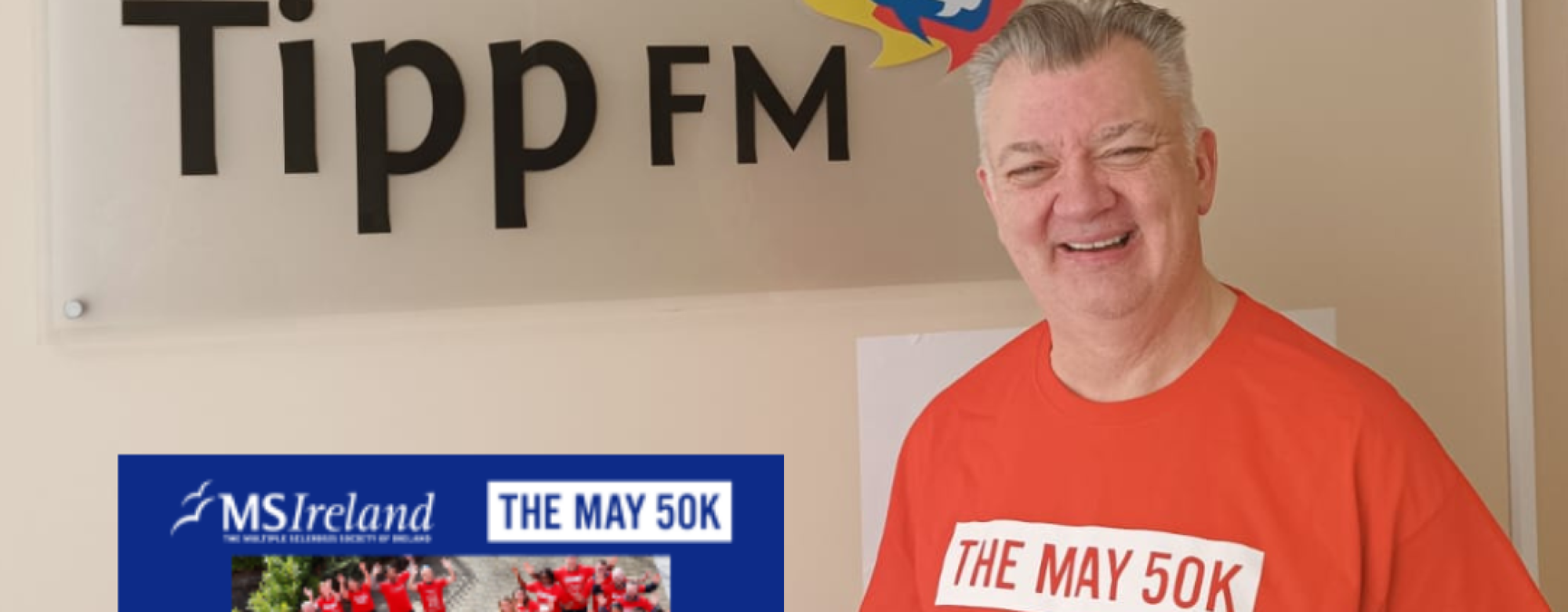 The May 50k challenge launched with Fran Curry on Tipp FM | MS Ireland